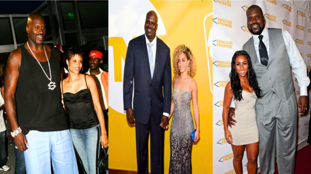 Shaquille O'Neal Ex Wives and Girlfriends List - YouTube