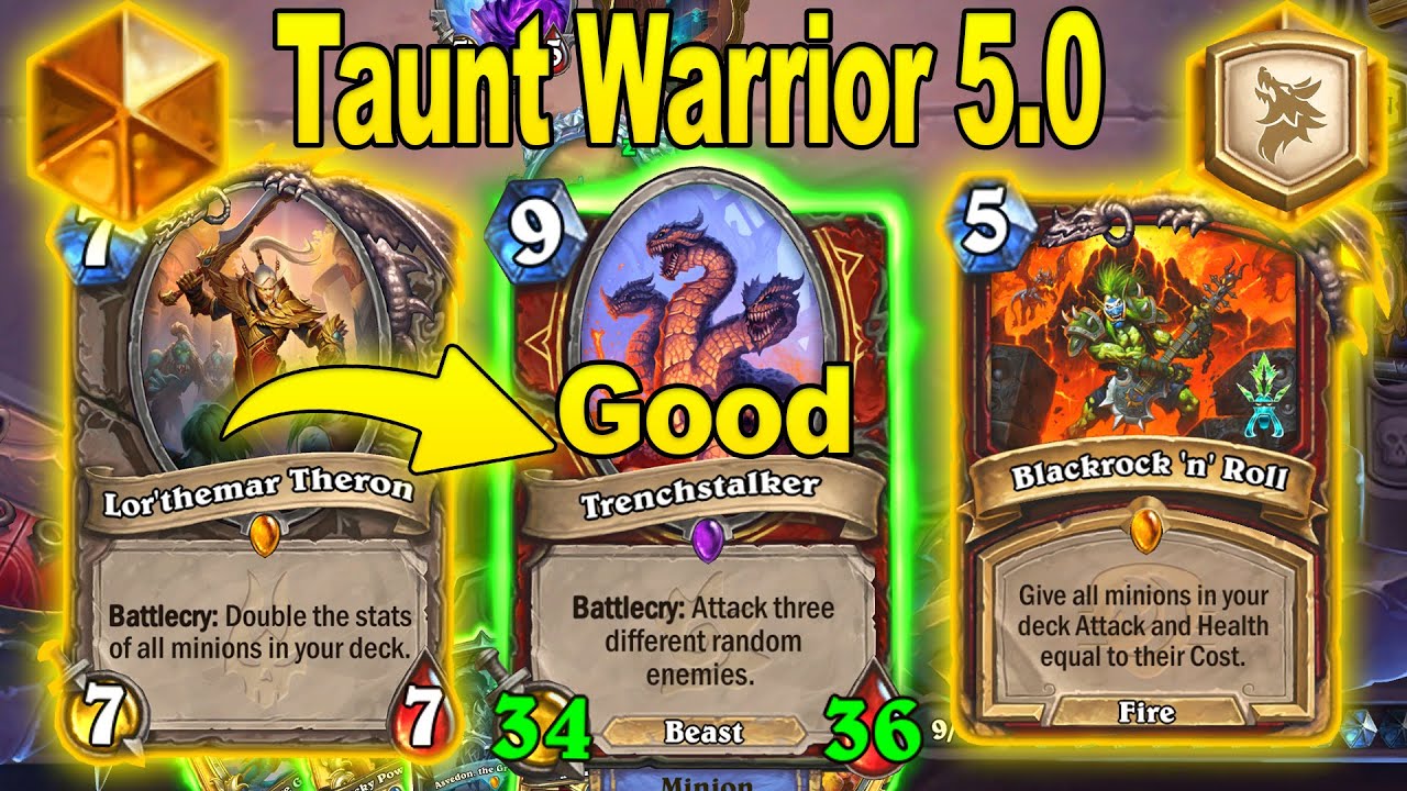 My NEW Taunt Warrior 5.0 Deck That's Surprisingly Good At Showdown in ...
