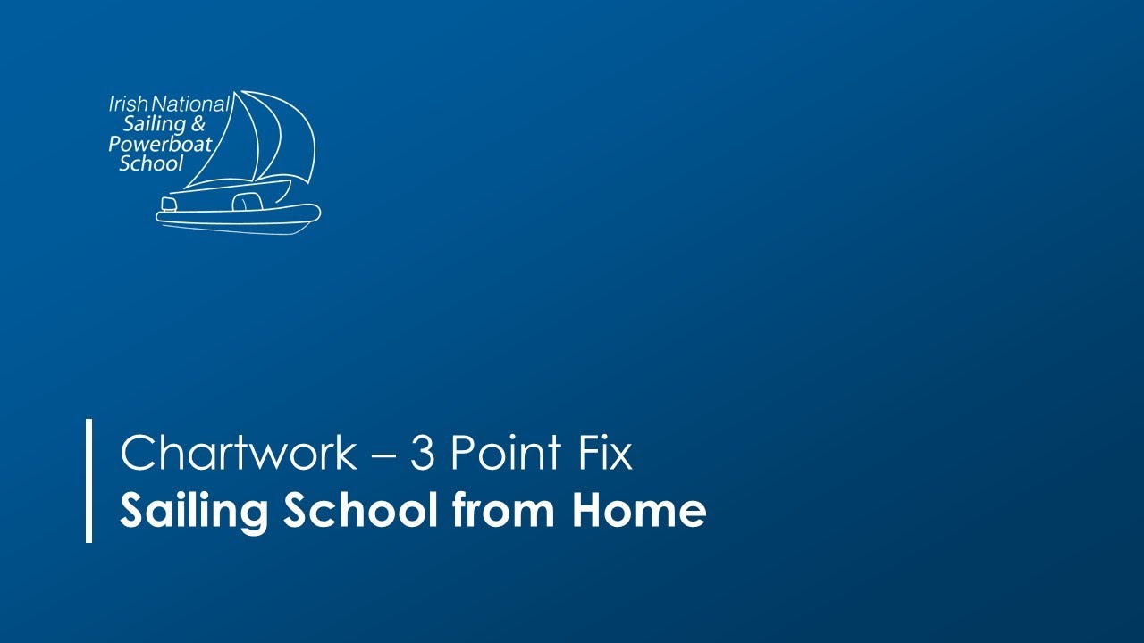 Sailing School from Home | Chartwork | 3 Point Fix - YouTube