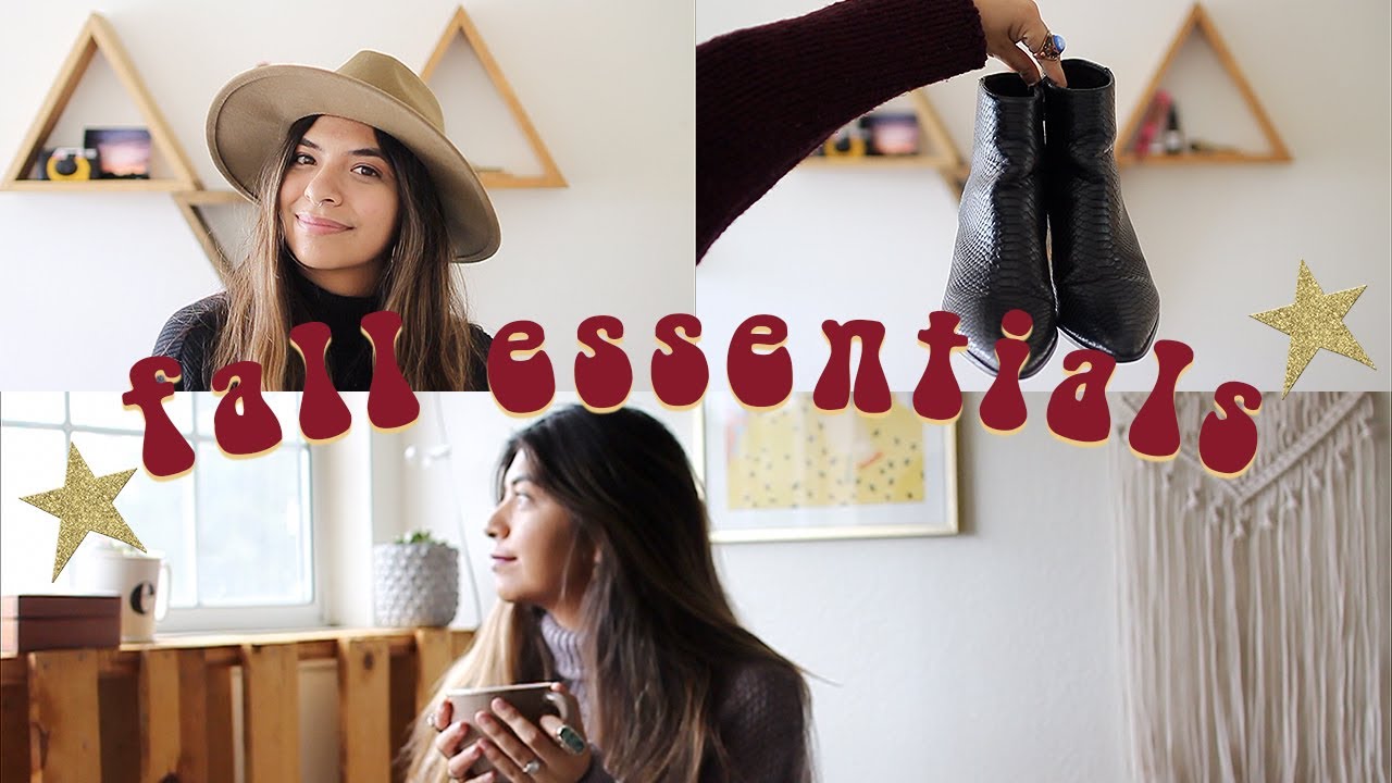 ⭐︎ MY FALL ESSENTIALS | FASHION + RANDOM ⭐︎ - YouTube