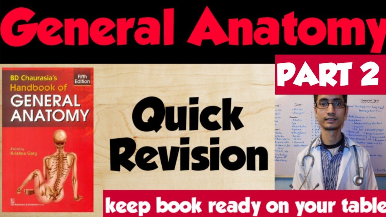General Anatomy || Part 2 || Chapter 10 || BDC - YouTube
