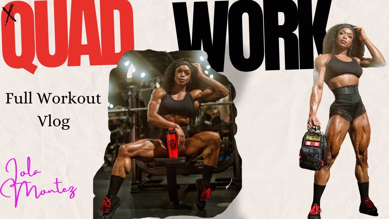 Complete leg day workout quad focused with Lola Montez IFBB PRO 5 x ...