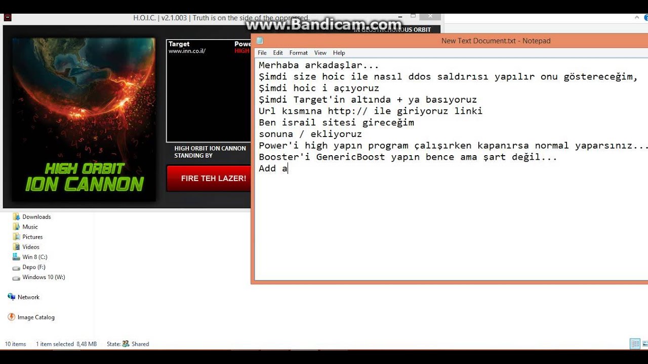 Hoic DDOS atak - YouTube