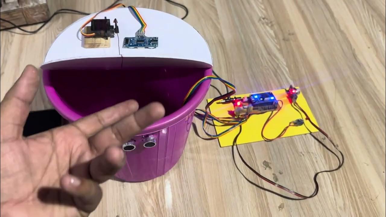 IoT Based Smart Dustbin Project using NodeMCU - YouTube
