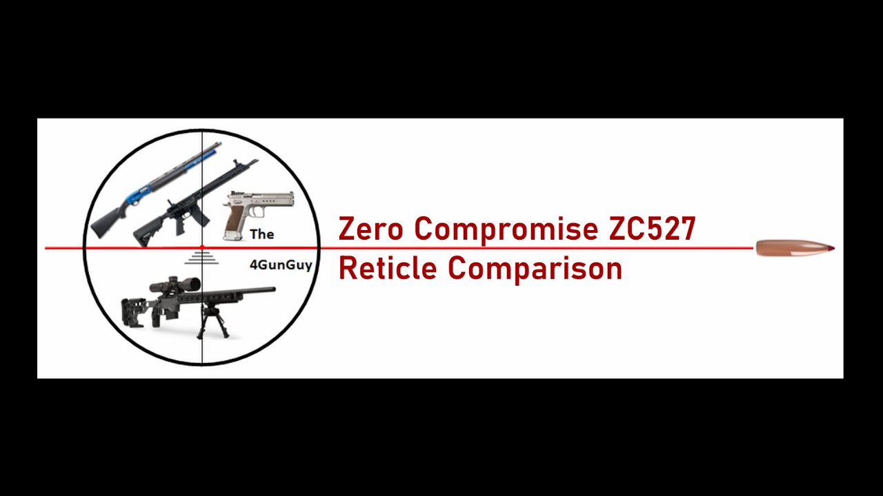 Zero Compromise Reticle Comparison - YouTube