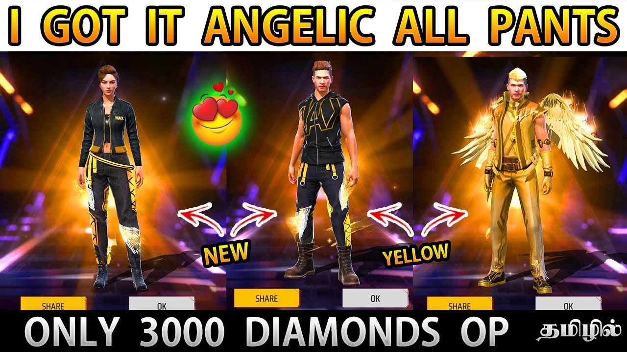 I Got 2 Angelic Yellow Top Pant only 3000 Diamonds | Angelic Token ...
