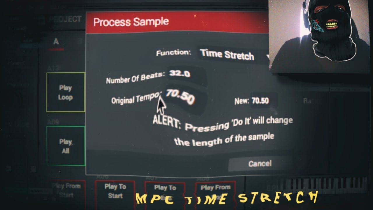 How To Use MPC Software Timestretch Sample Process | MPC 2.7 - YouTube