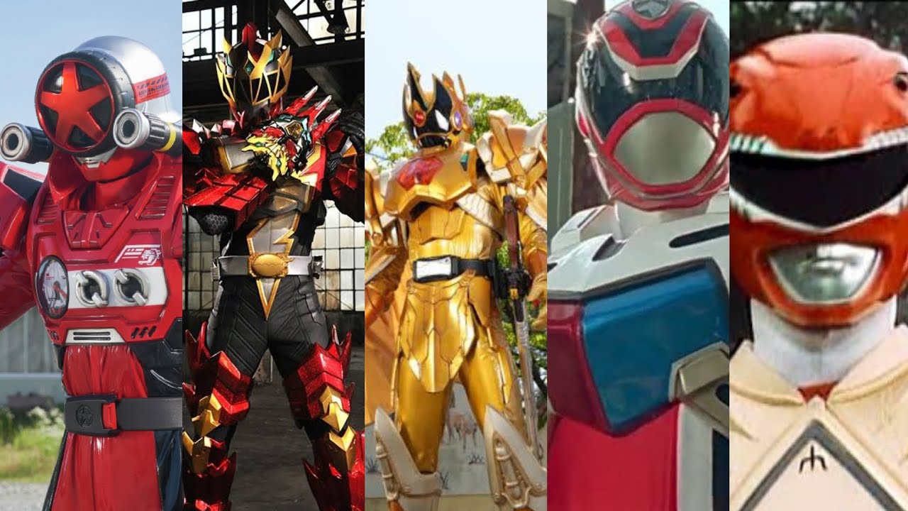 Red Power-ups in Super Sentai - YouTube