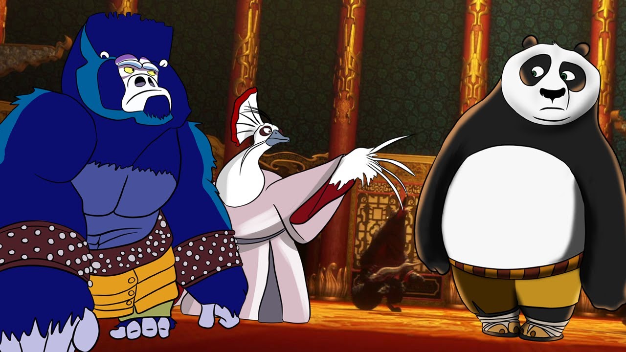Gorilla vs Po - Kung Fu Panda: Secrets of the Furious Five - Viper VS ...