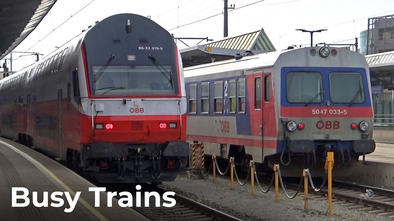 Austrian Trains Vlog #13 - Busy Trains at Wiener Neustadt HBF in Lower ...