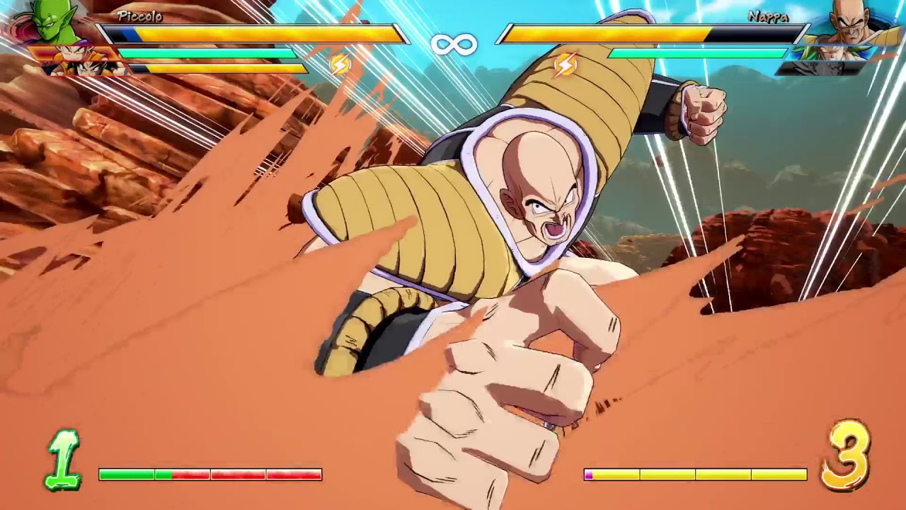 DBFZ - Dramatic Scenes: Krillin + Yamcha vs Nappa - YouTube