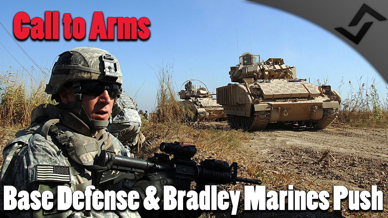 Call to Arms - USA Mission 2 - Base Defense and Bradley Marines Push ...