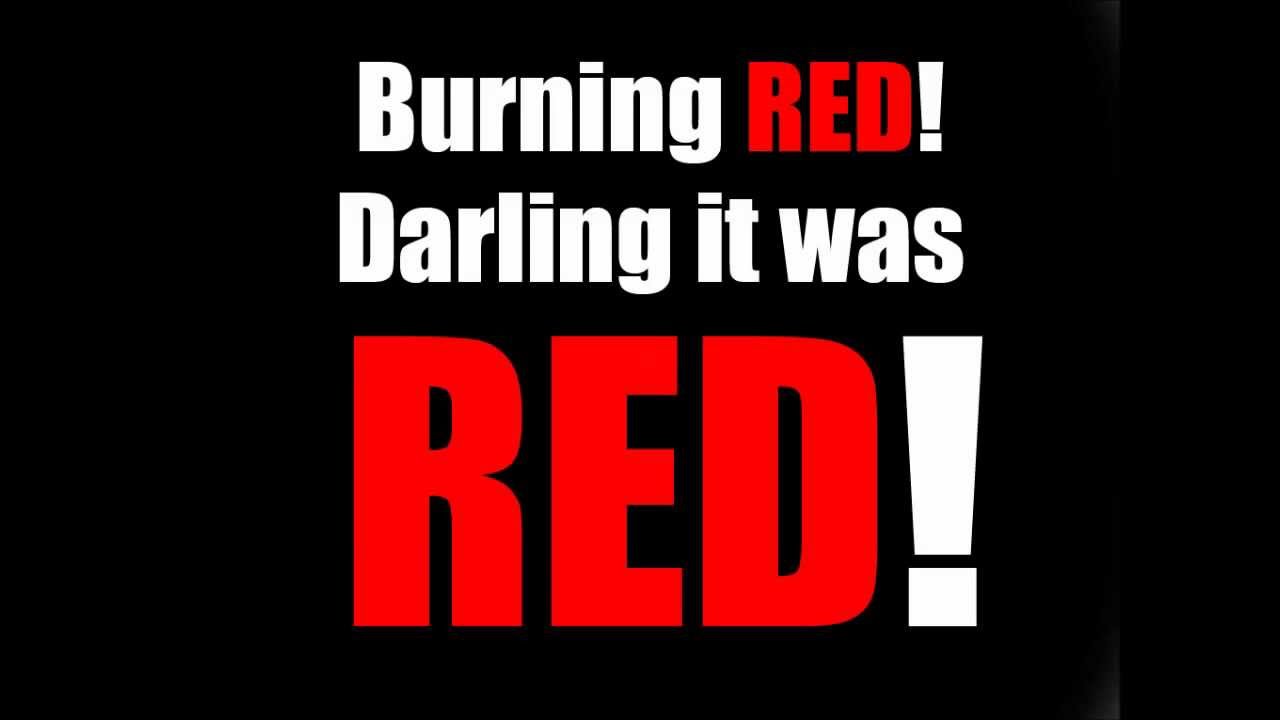 Taylor Swift - Red Lyrics - YouTube