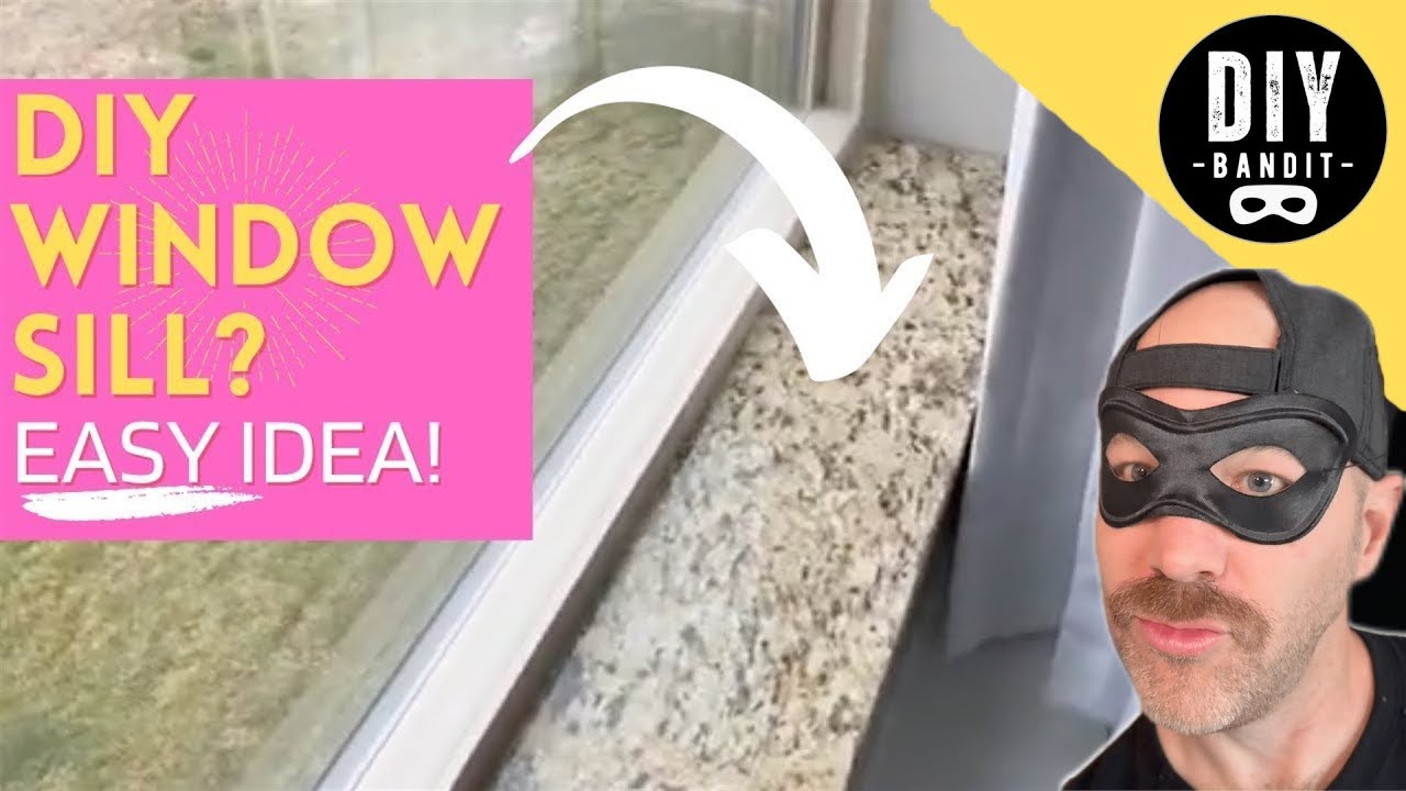 ️🔥 DIY Marble / Stone Window Sill Moulding Idea Simple Beautiful Easy ...