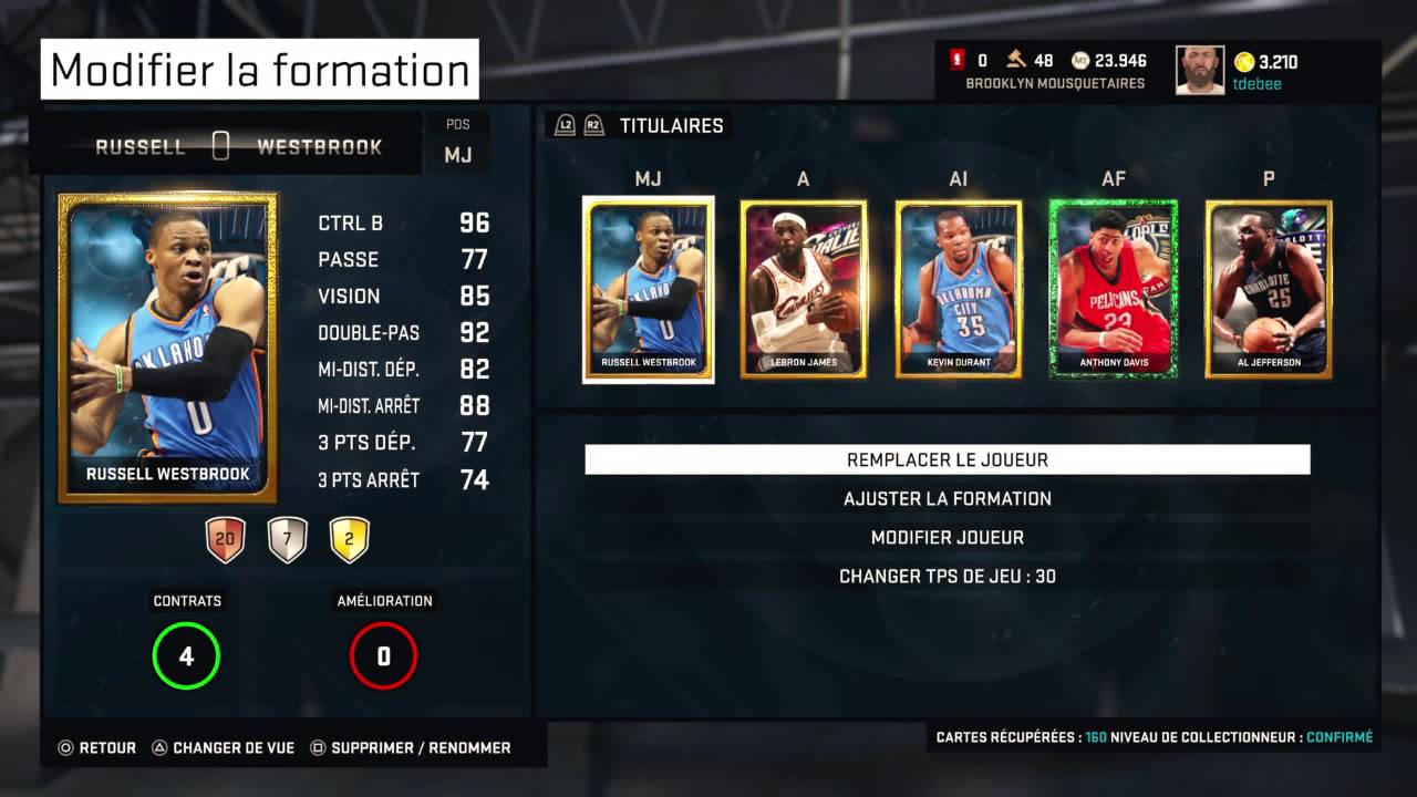 NBA 2K15 Mon équipe - Tutoriel 800 Points Domination - Tactique ...