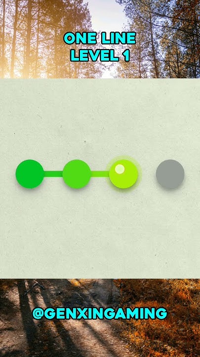 One Line Level 1 #shorts - YouTube