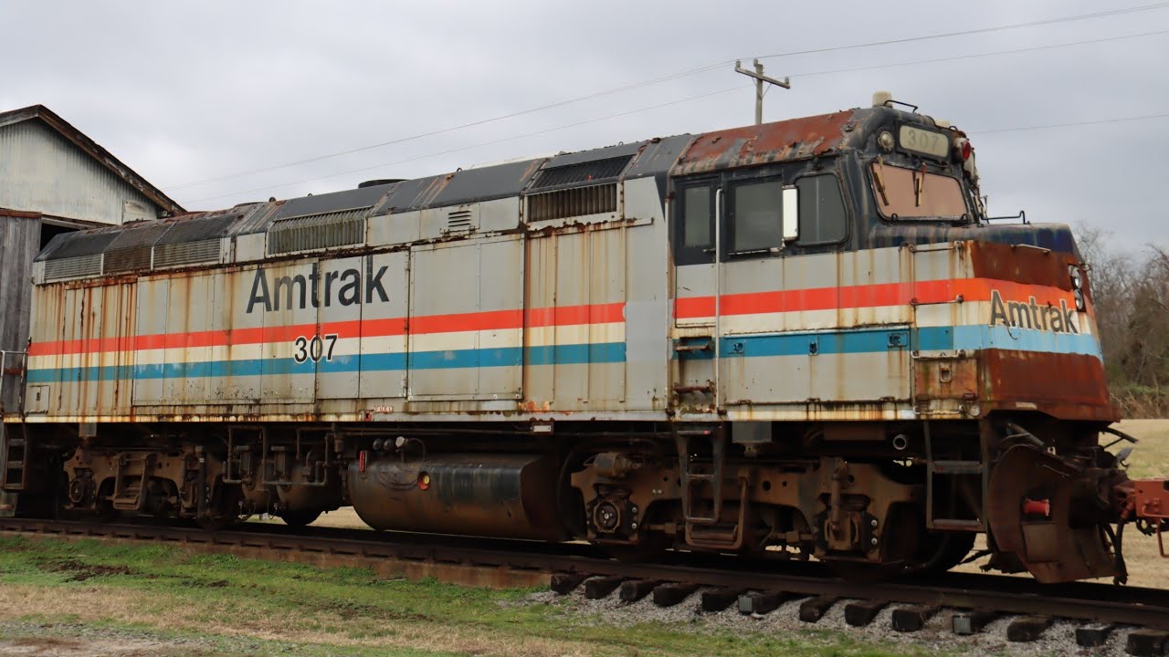 Amtrak F40PH unit 307 Tribute - YouTube