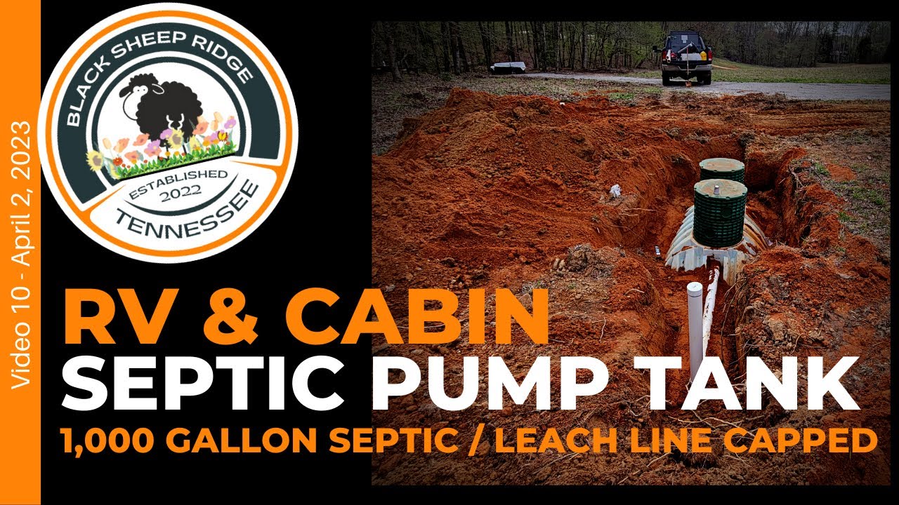 RV & Cabin 1,000 Gallon Septic Pump Tank - YouTube
