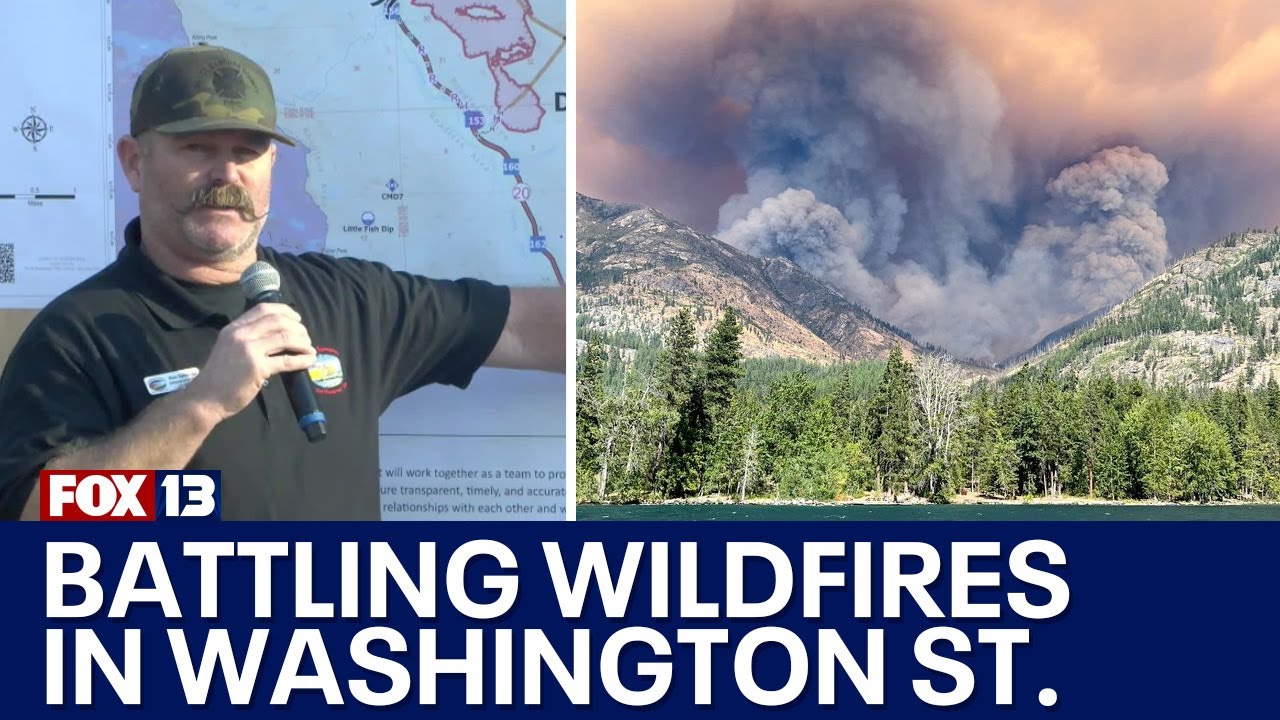 Wildfire update for Pioneer Fire, Easy Fire | FOX 13 Seattle - YouTube