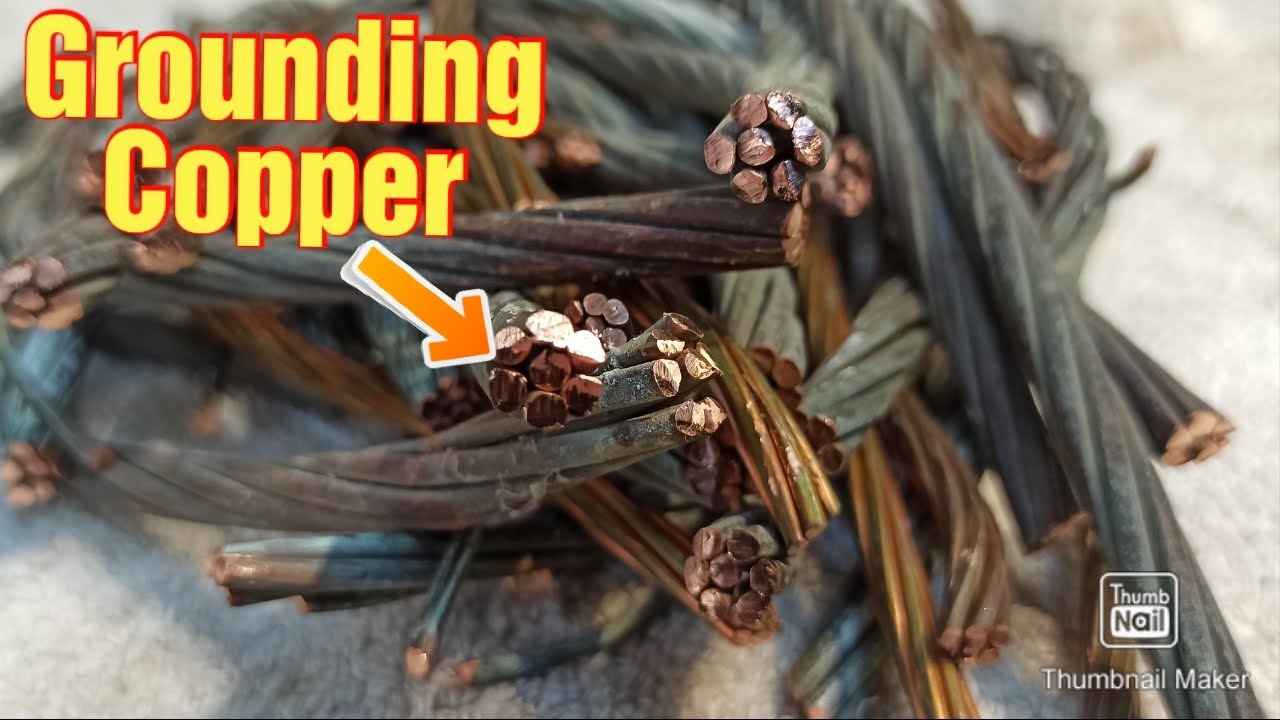 sorting a Grounding Copper cable... - YouTube