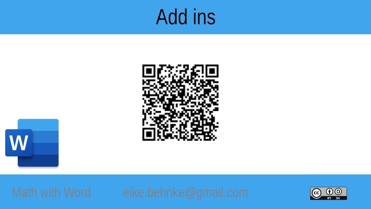 21 Add ins - Math with Word - YouTube