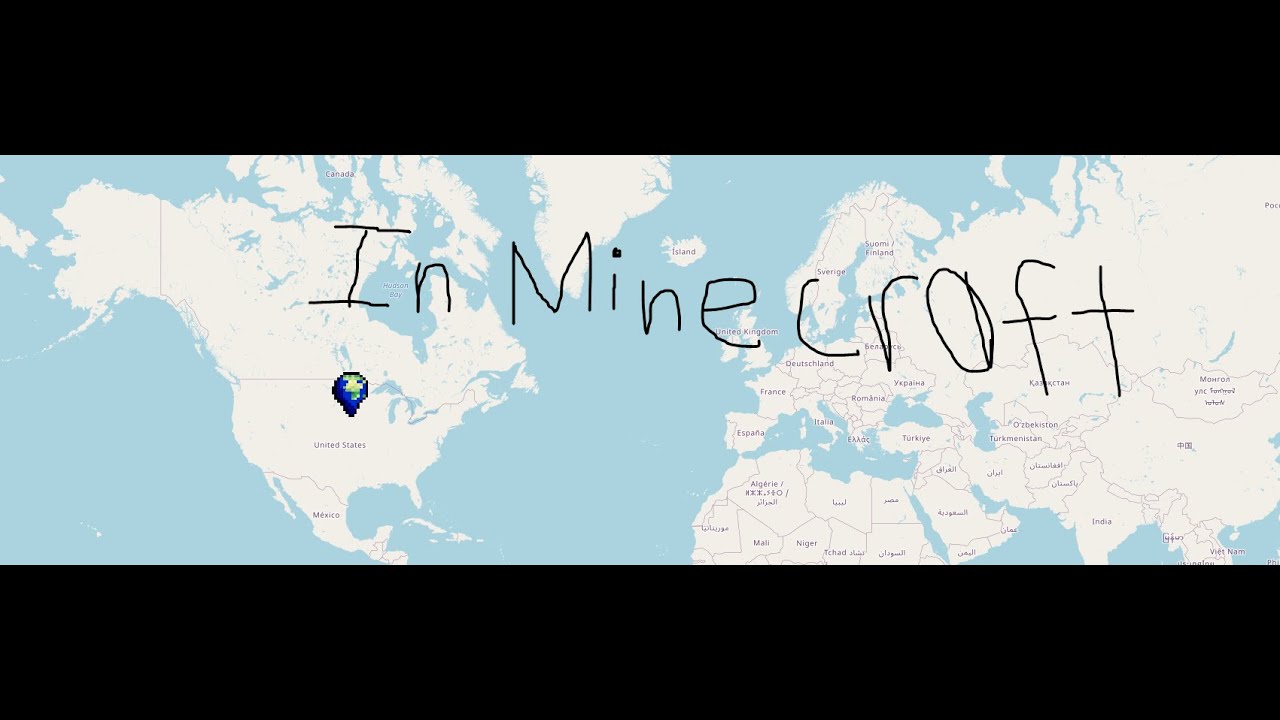 REAL LIFE MAP IN MINECRAFT!!! - YouTube