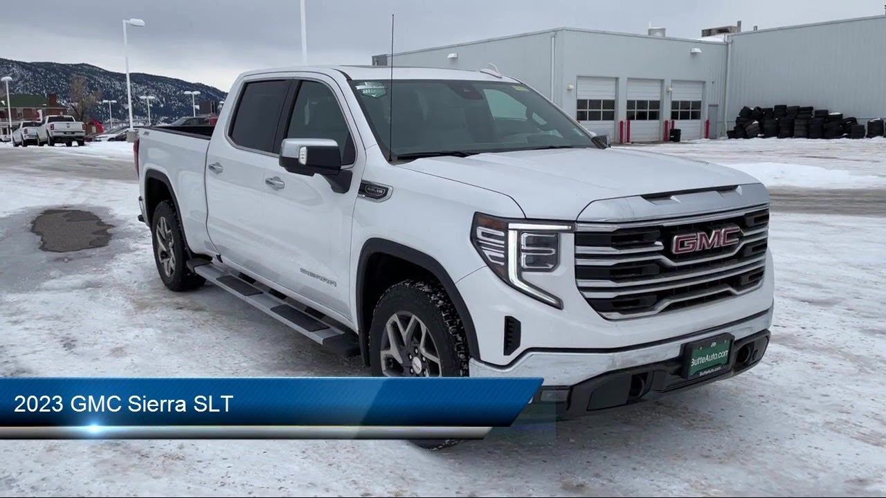 2023 GMC Sierra SLT Butte Anaconda Helena Bozeman Dillon Missoula - YouTube