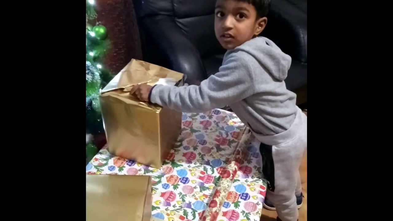 Christmas Morning Opening Presents Surprise Toys - YouTube