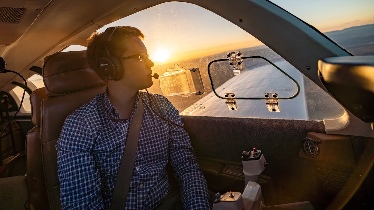 Flying in the Mountains, Night IFR, Making the Airlines Wait - YouTube