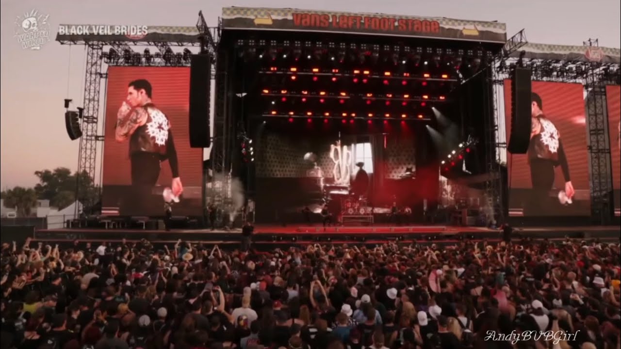 Black Veil Brides - Bleeders Live (Warped Tour Orlando Florida 2025 ...