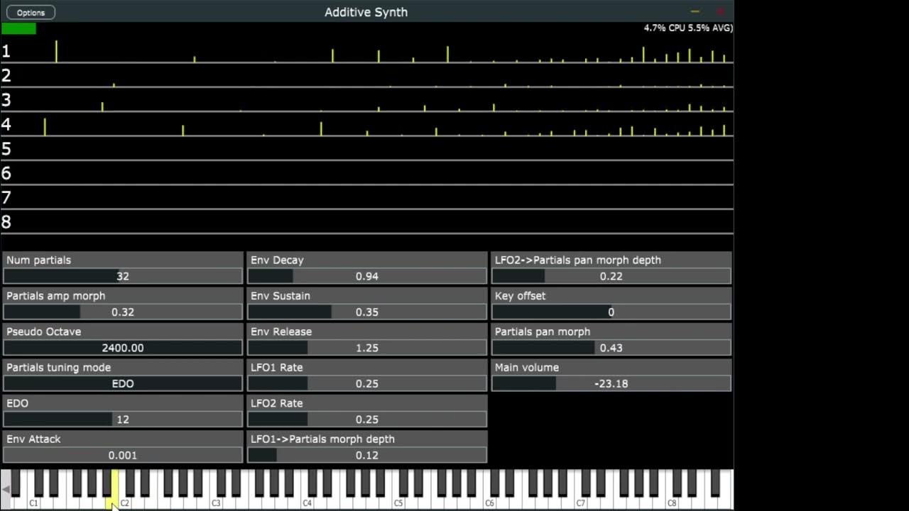 Additive synth demo - YouTube