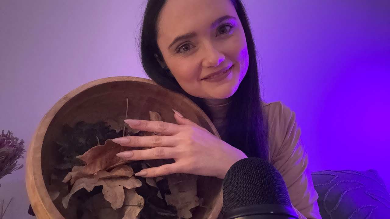 ASMR Leaf soup + Other Sleep & Tingle Inducing Triggers - YouTube