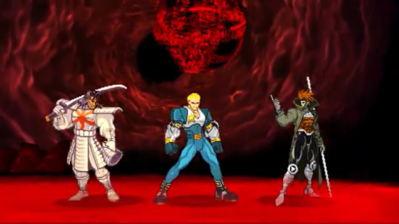 Marvel vs Capcom 2: Captain Commando, Gambit, and Silver Samurai arcade ...