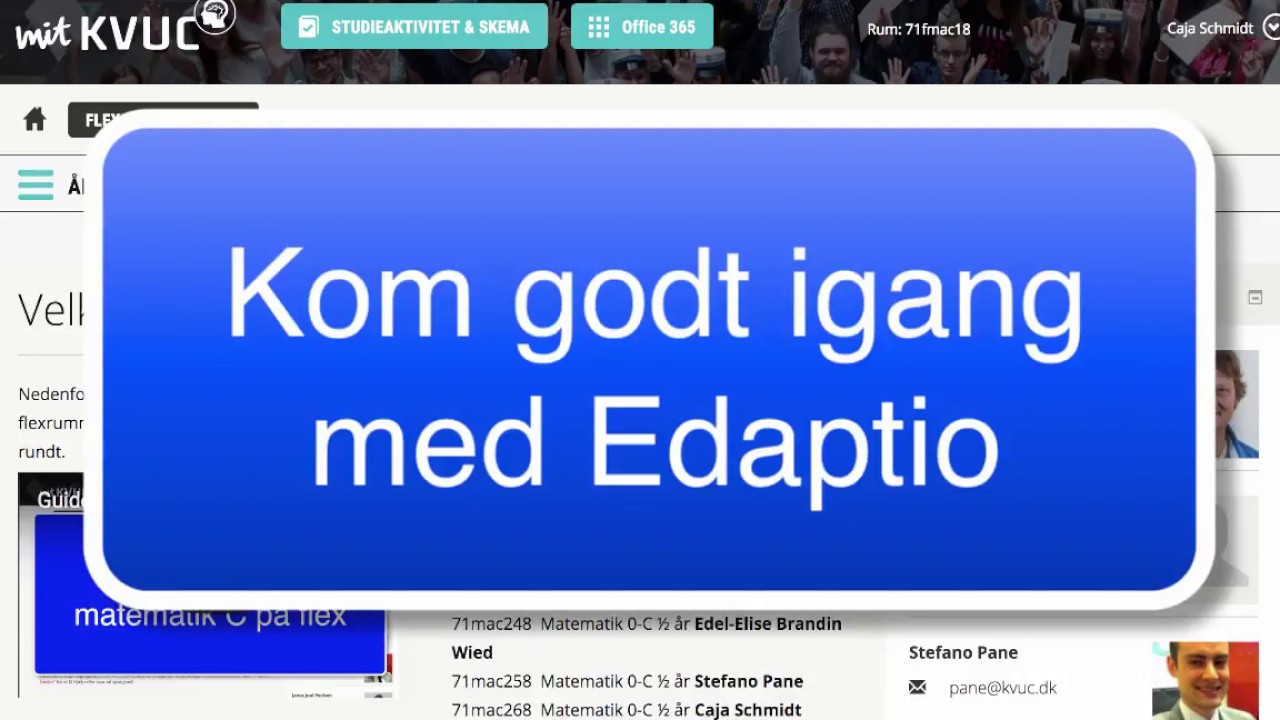 Kom godt igang med Edaptio - YouTube