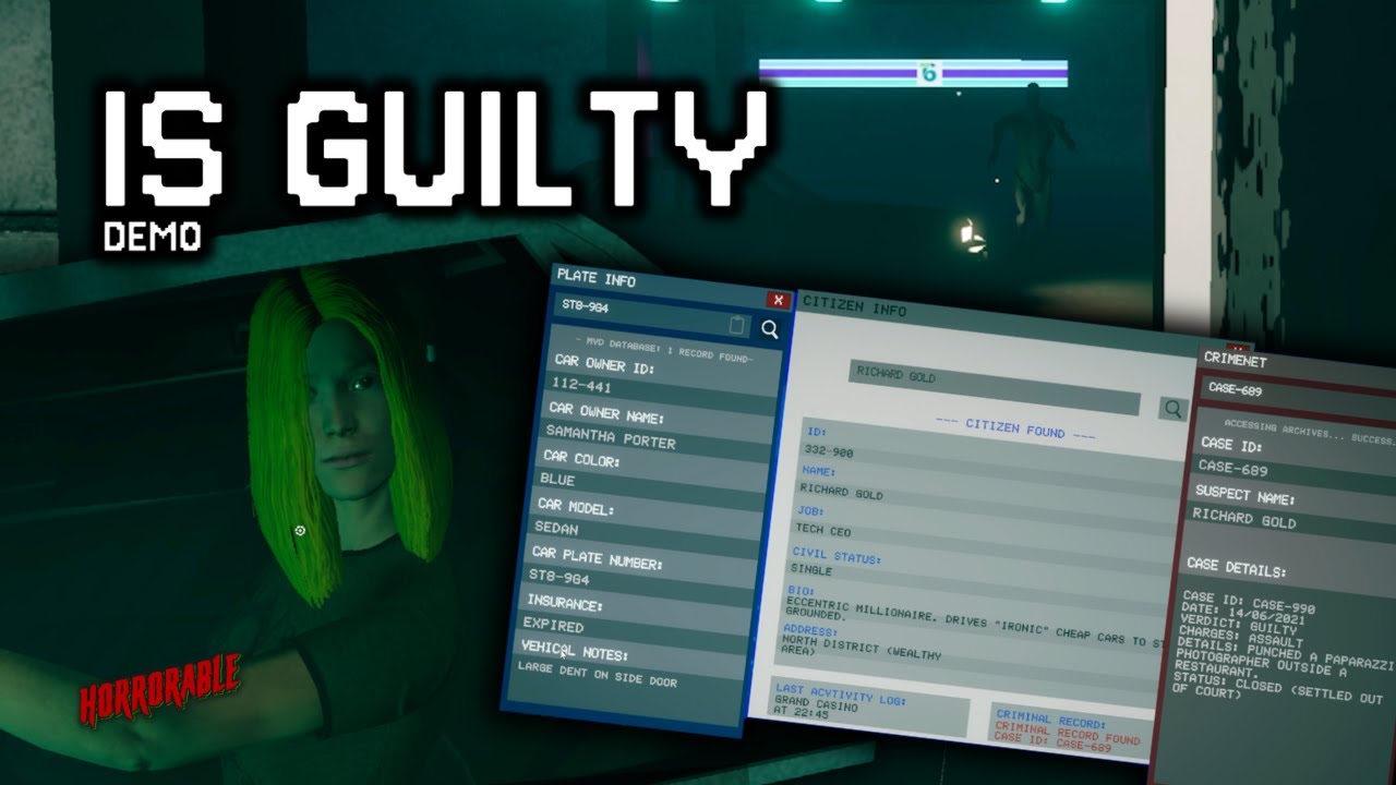 Making Coffee and Finding Criminals | IS GUILTY | Indie Horror Game ...