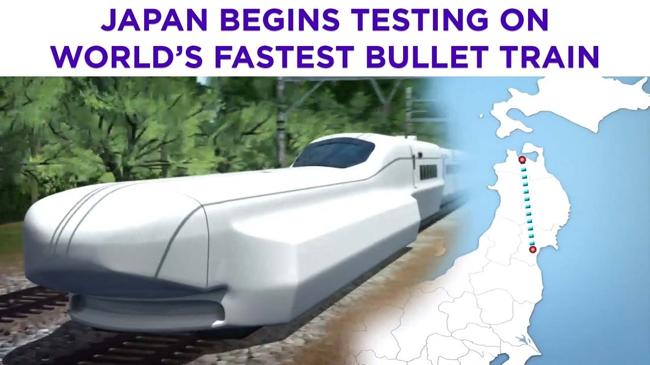 Japan is working on the world's fastest bullet train - YouTube