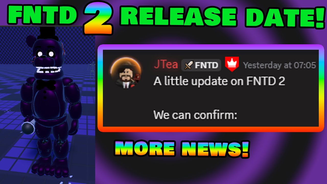 NEW FNTD2 LEAKS Release Date Announcement!! || FNTD2 Roblox - YouTube