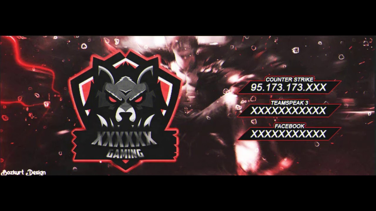 Teamspeak 3 Banner Tasarımı + Psd #GeriDönüş - YouTube