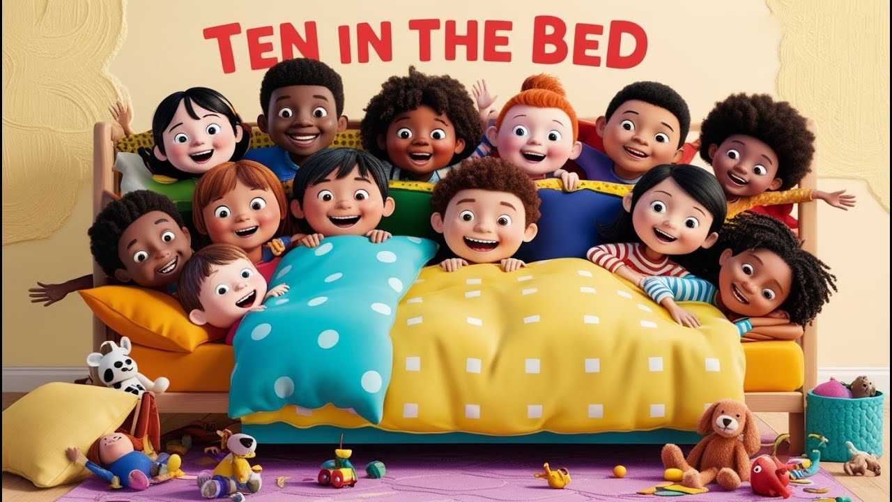 "Ten in the Bed" is a fun and interactive children's song that teaches ...