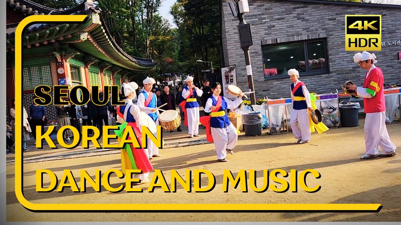 Korean Traditional Music Performance in Nakseondae Park in Seoul - YouTube