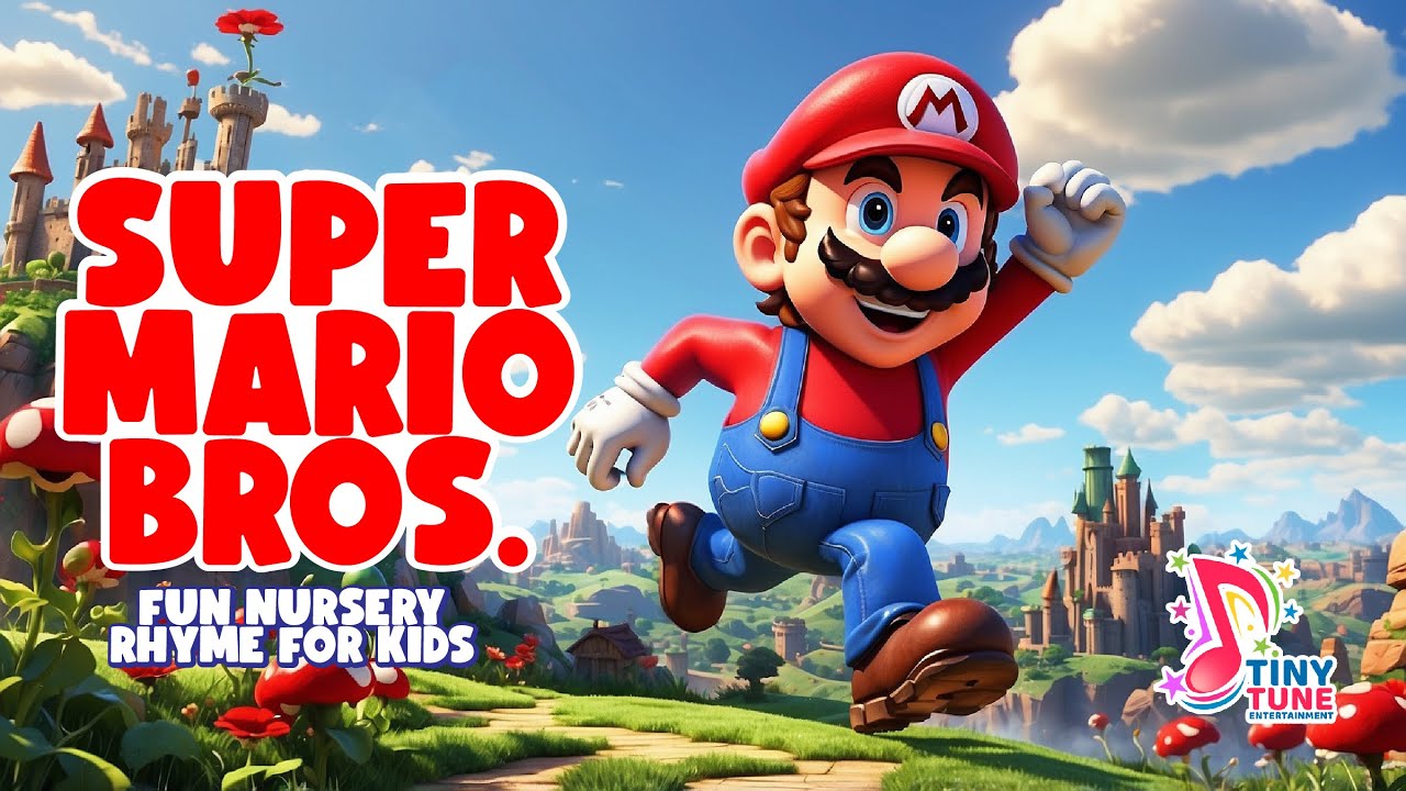 Super Mario Bros. Adventure | Fun Nursery Rhyme for Kids - YouTube