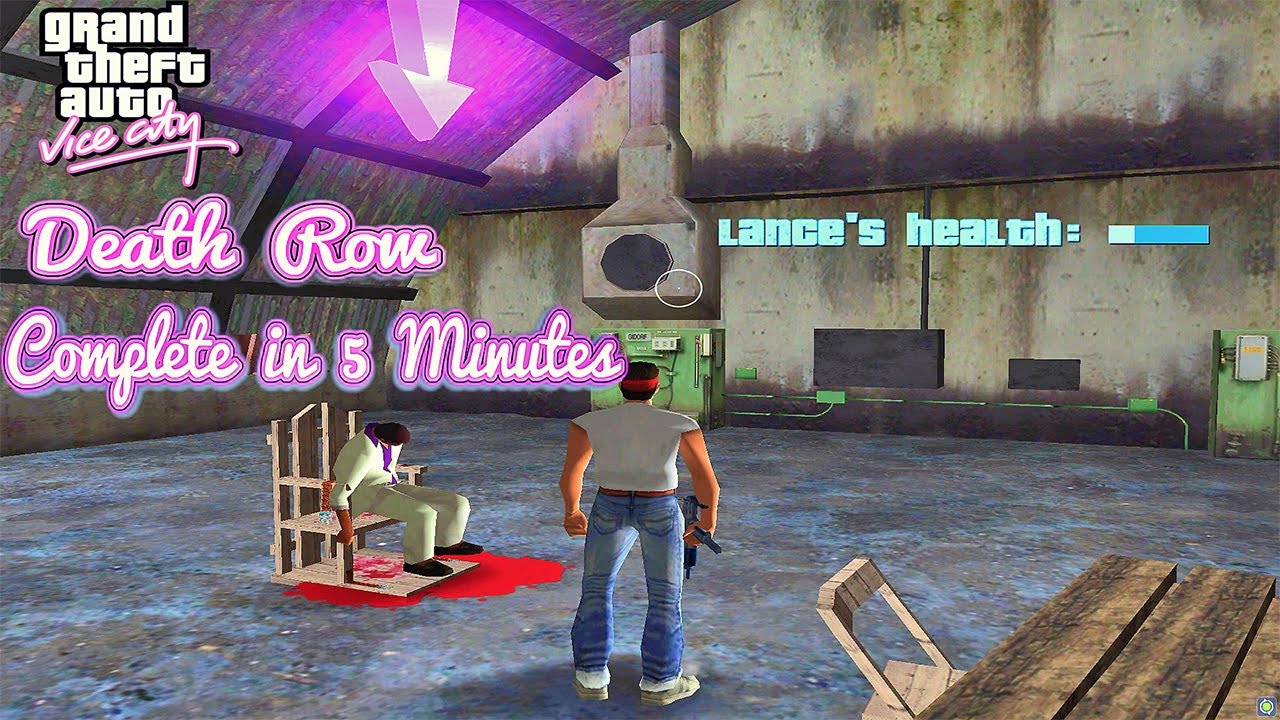 GTA Vice City Mission #19 - (Death Row) : Complete Walkthrough - YouTube