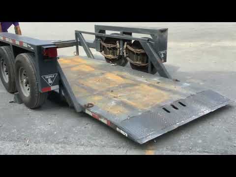 2017 JLG 14' POWER DECK LIFT TRAILER 1014 For Sale - YouTube