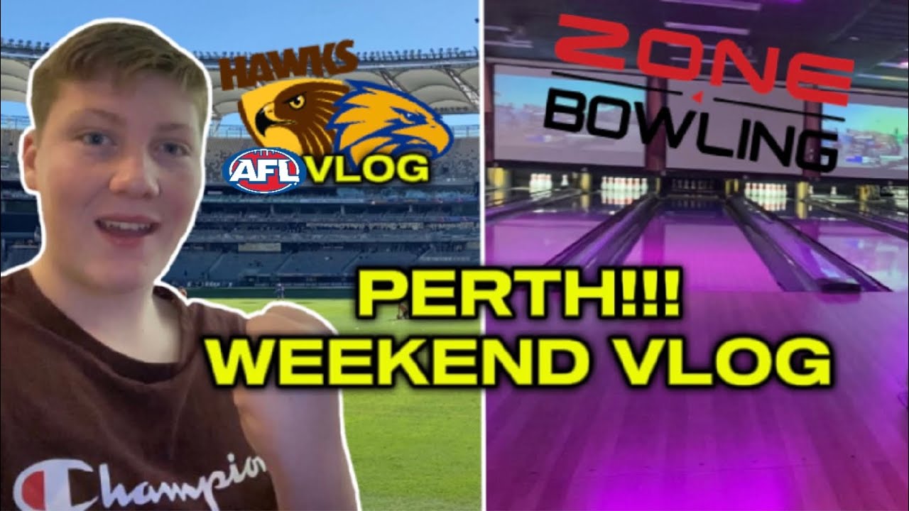 MY FIRST EVER AFL GAME | MINI PERTH WEEKEND VLOG! - YouTube