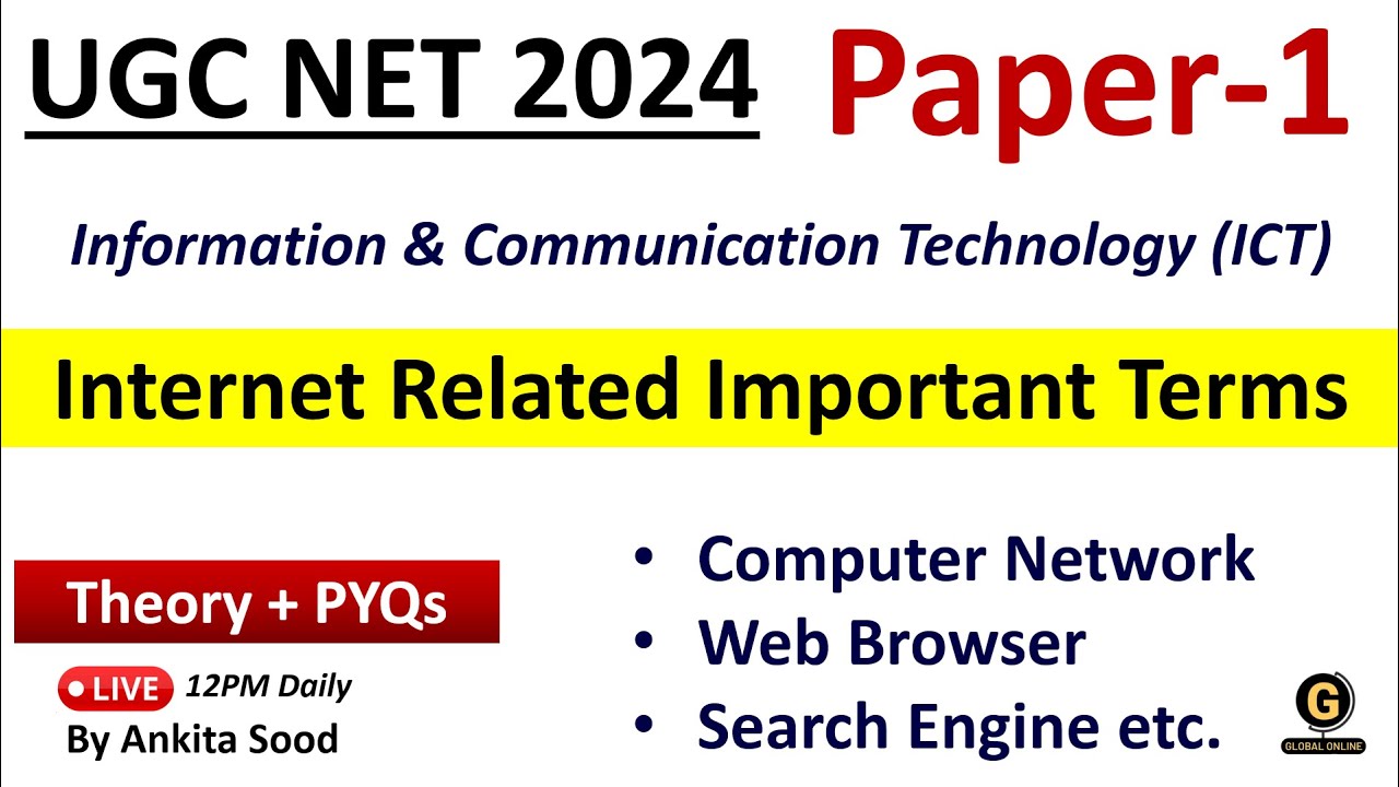 ICT Important Topic for UGC NET December 2024 | Paper 1 Preparation ...
