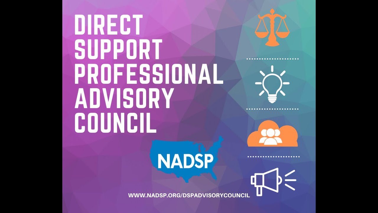 John Raffaele talks about the Direct Support Professional Advisory ...