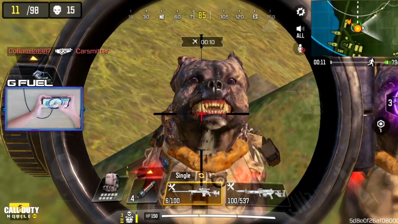 dogs in cod mobile... - YouTube