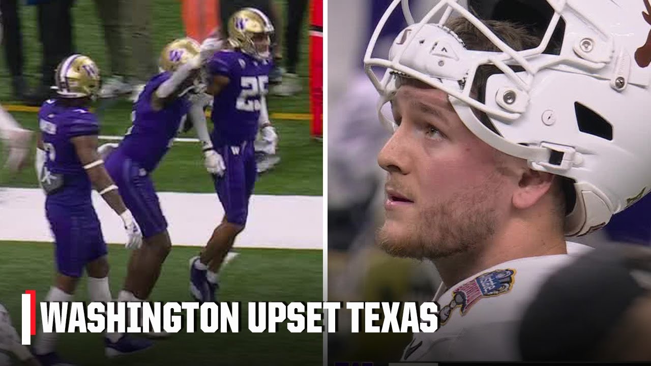 WASHINGTON (+145) BEAT TEXAS AND ARE HEADED TO PLAY MICHIGAN FOR THE ...