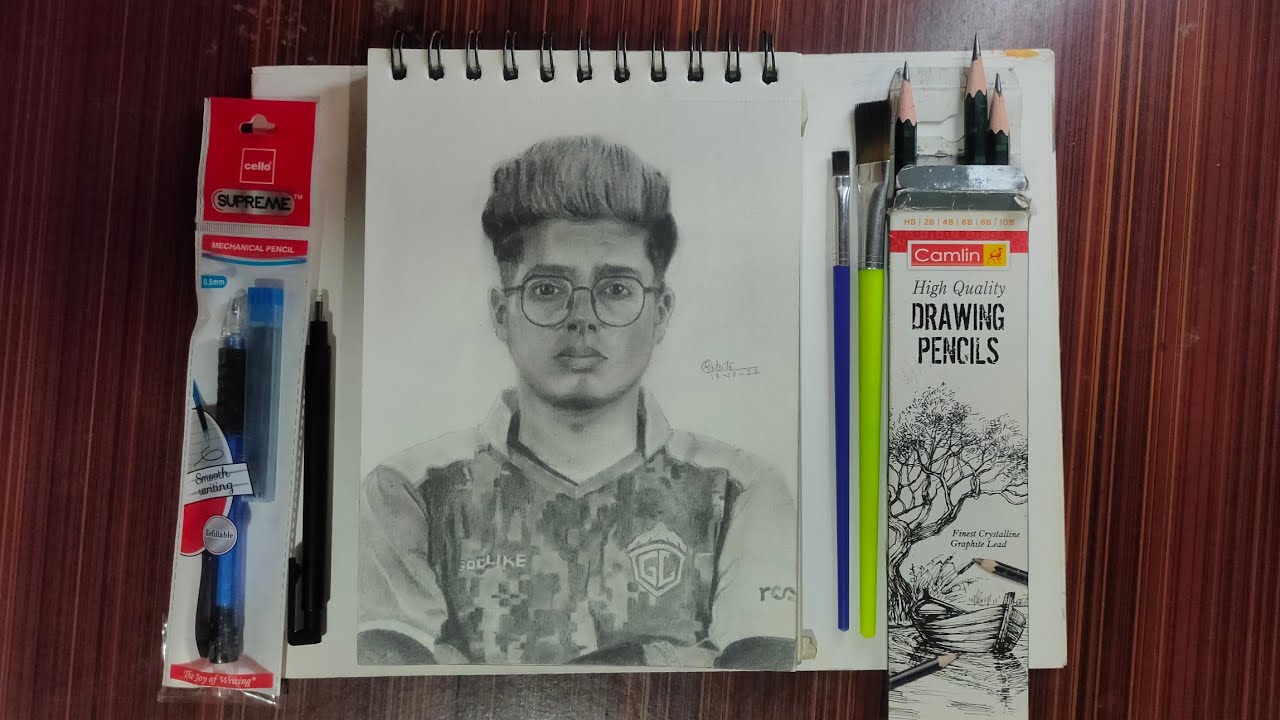 | Jonathan Gaming sketch | Godlike Jonathan realistic sketch | Pencil ...