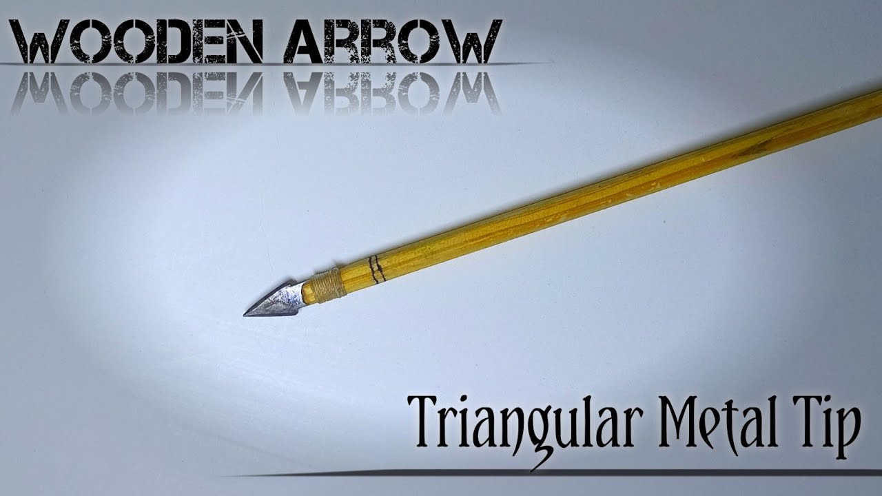 Wooden Arrow making | feather less arrow | different iron tip | @WOOD ...